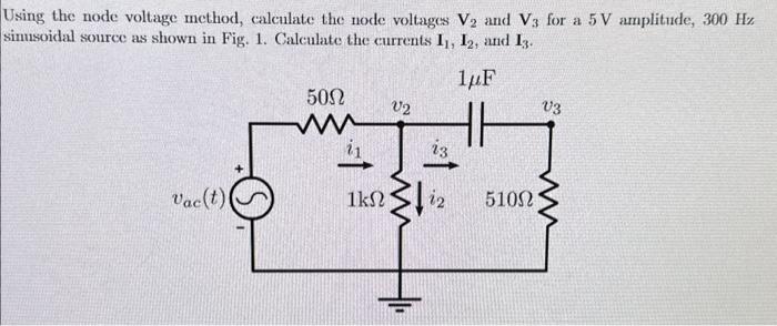 Solved Using the node voltage method, calculate the node | Chegg.com