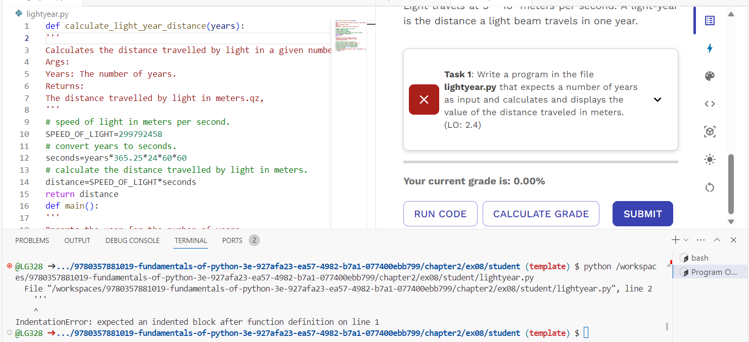 Solved Can someone help with the error message I am | Chegg.com