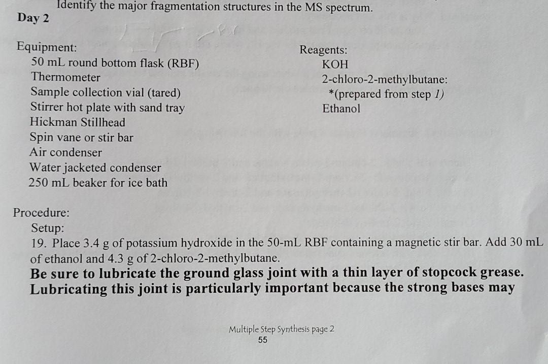 Solved Identify the major fragmentation structures in the MS | Chegg.com