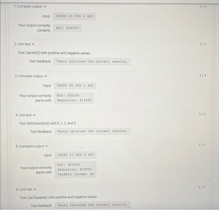 Solved 20.9 LAB*: Program: Income tax form - functions | Chegg.com
