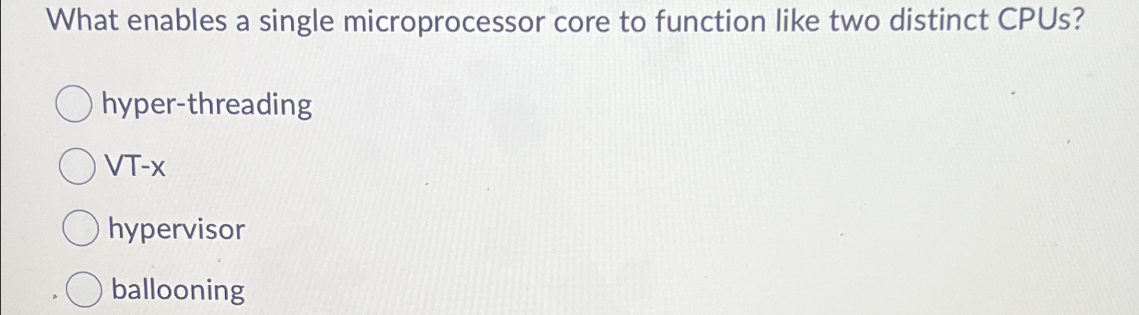 Solved What enables a single microprocessor core to function | Chegg.com