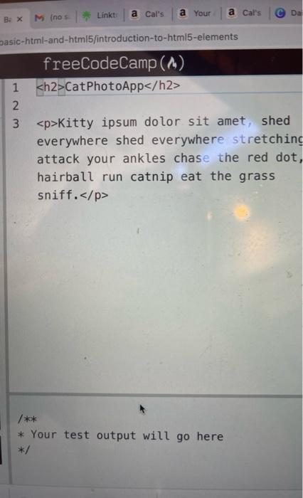 HTML5 introduces more descriptive HTML tags. These | Chegg.com