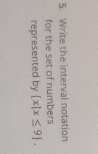 Solved Write the interval notation for the set of numbers | Chegg.com