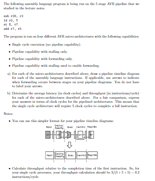 Solved The following assembly language program is being run | Chegg.com