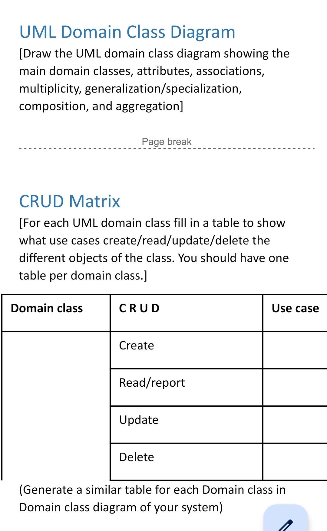 Solved For the following use case diagram, create a UML | Chegg.com