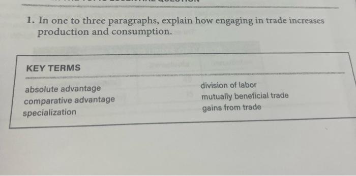 Solved 1. In one to three paragraphs, explain how engaging | Chegg.com