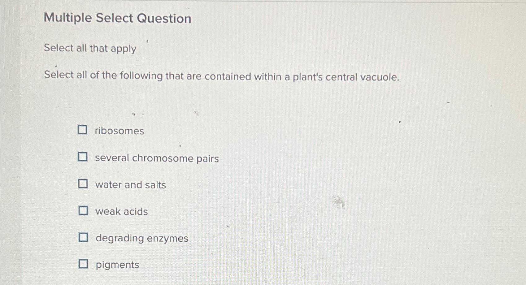 Solved Multiple Select QuestionSelect all that applySelect | Chegg.com