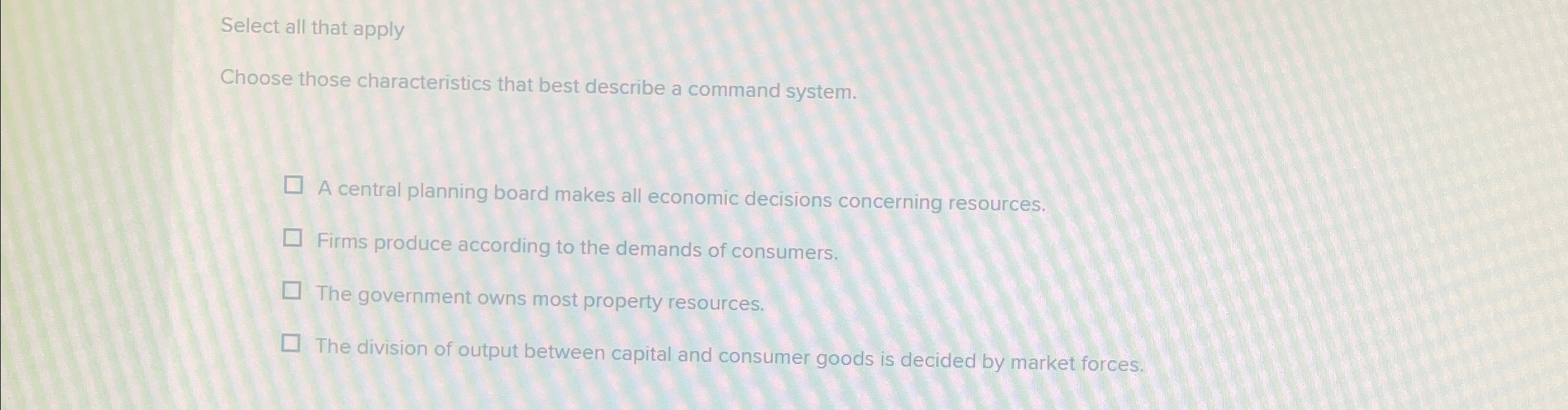 Solved How to solve Select all that applyChoose those | Chegg.com