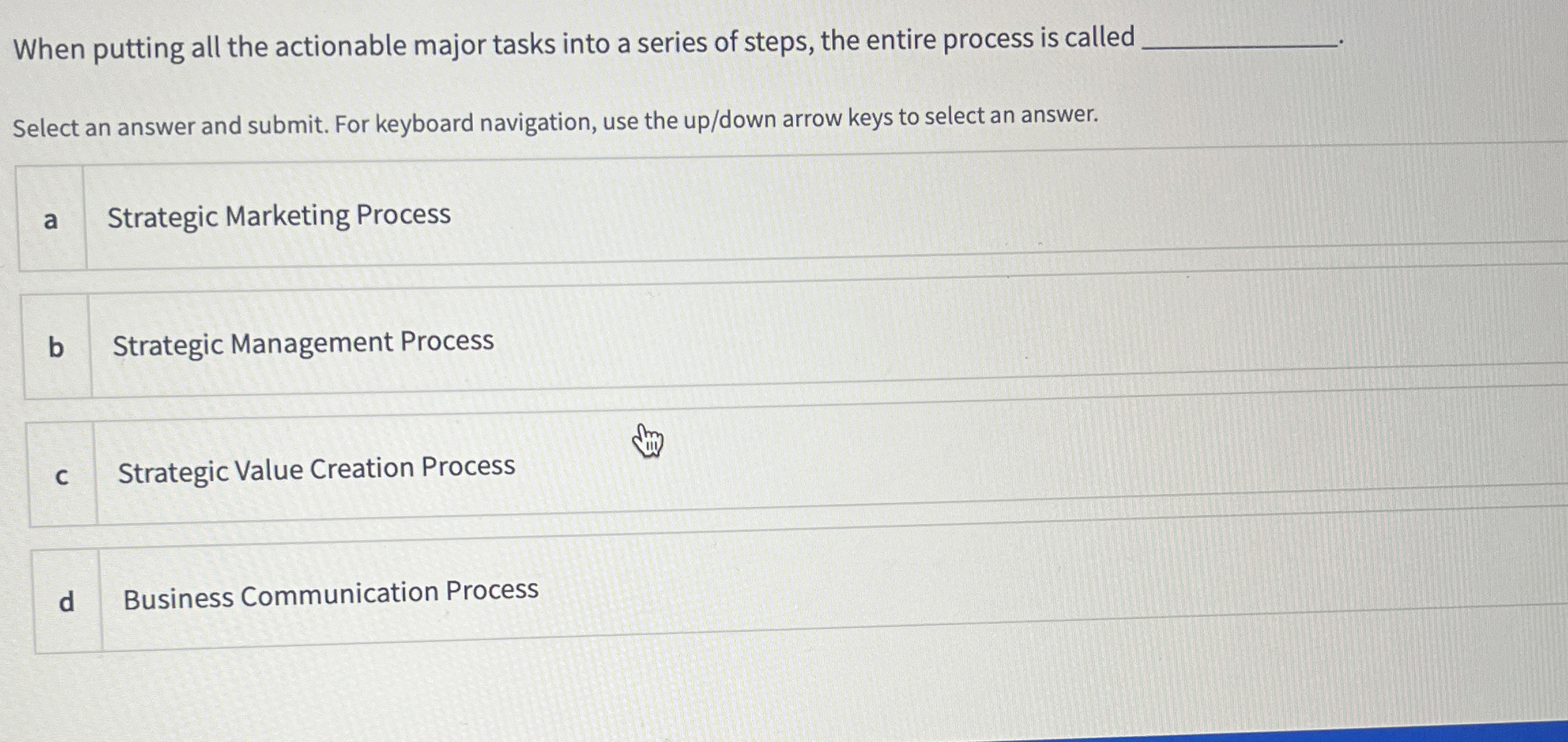 Solved When putting all the actionable major tasks into a | Chegg.com