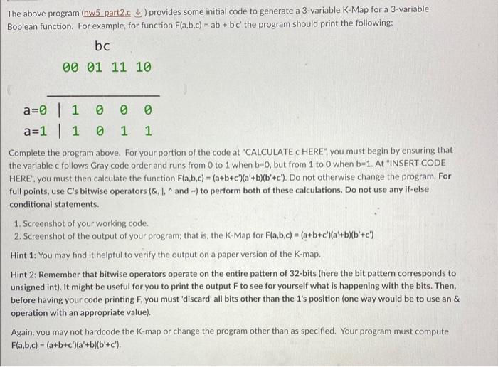 Solved lude stdio.h main() unsigned int a,b,c,d; | Chegg.com
