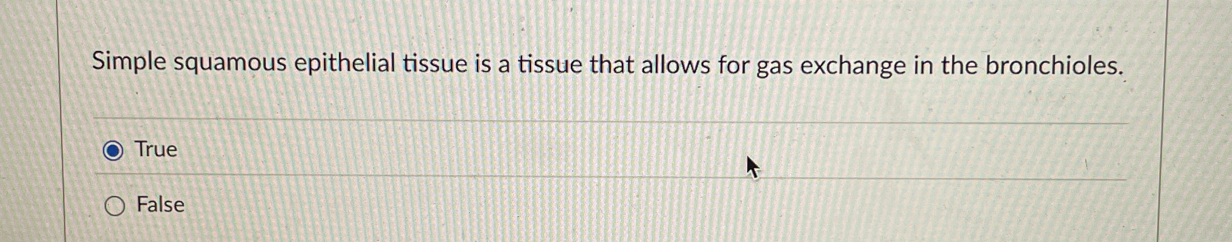 Solved Simple squamous epithelial tissue is a tissue that | Chegg.com