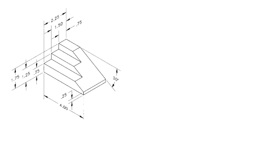 Solved In AutoCAD:- ﻿Draw the necessary orthographic views- | Chegg.com
