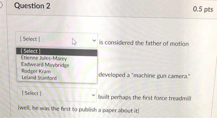 Solved is considered the father of motion developed a | Chegg.com