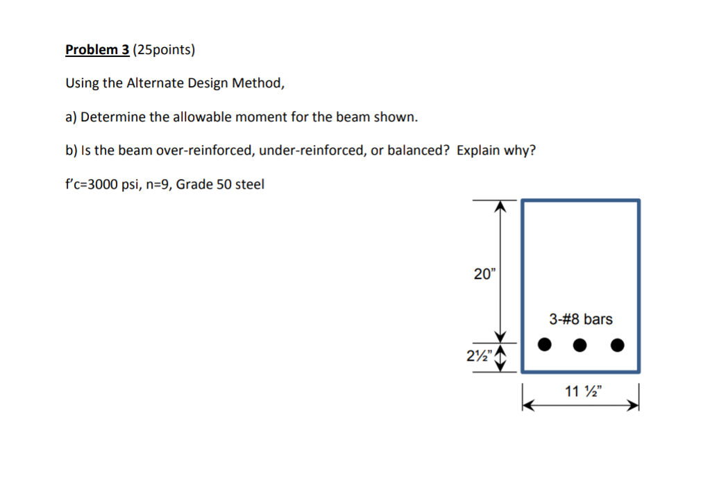 Solved Problem 3 (25points) Using the Alternate Design | Chegg.com
