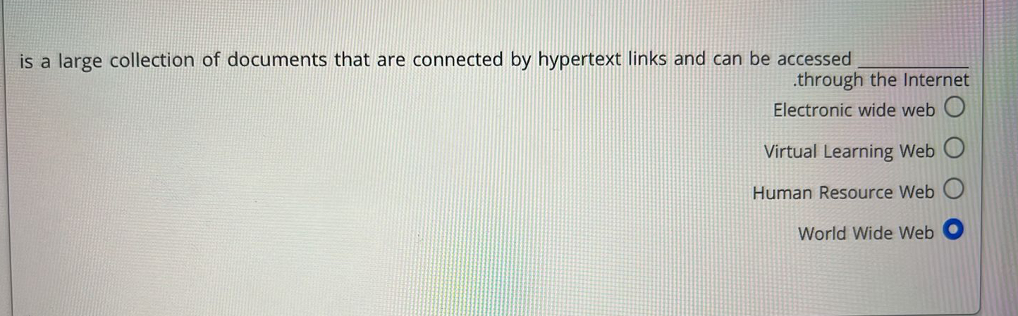 Solved is a large collection of documents that are connected | Chegg.com