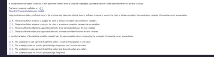 Solved Use the given data set to complete parts (a) through | Chegg.com