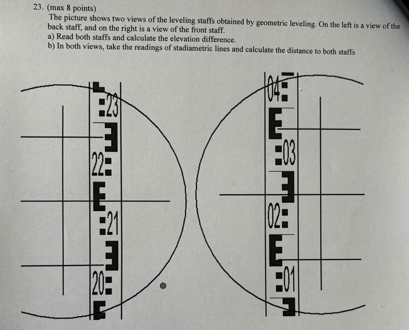 Solved (max 8 ﻿points)The picture shows two views of the | Chegg.com