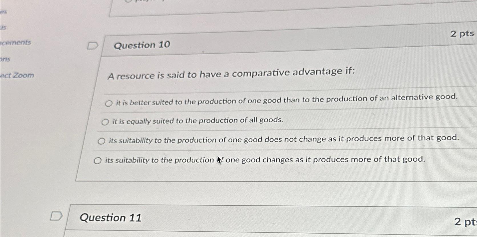 Solved Question 102 ﻿ptsA resource is said to have a | Chegg.com