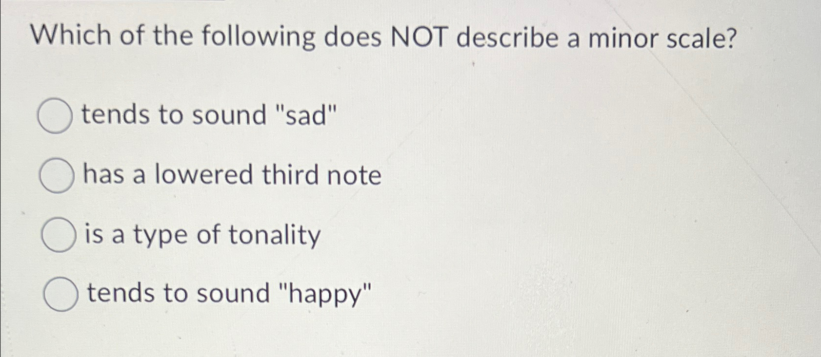 Solved Which of the following does NOT describe a minor | Chegg.com