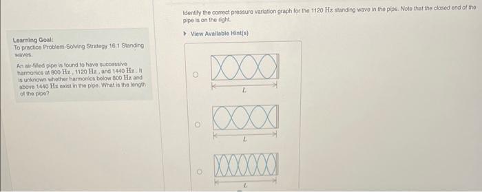 Solved Identily the correct pressure variation graph for the | Chegg.com