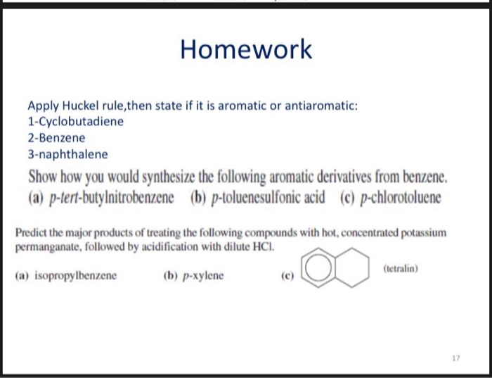 Aromatic Compounds Huckels Rule