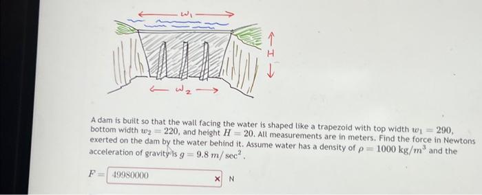 A rectangular swimming pool is 12 meters wide and 22 | Chegg.com