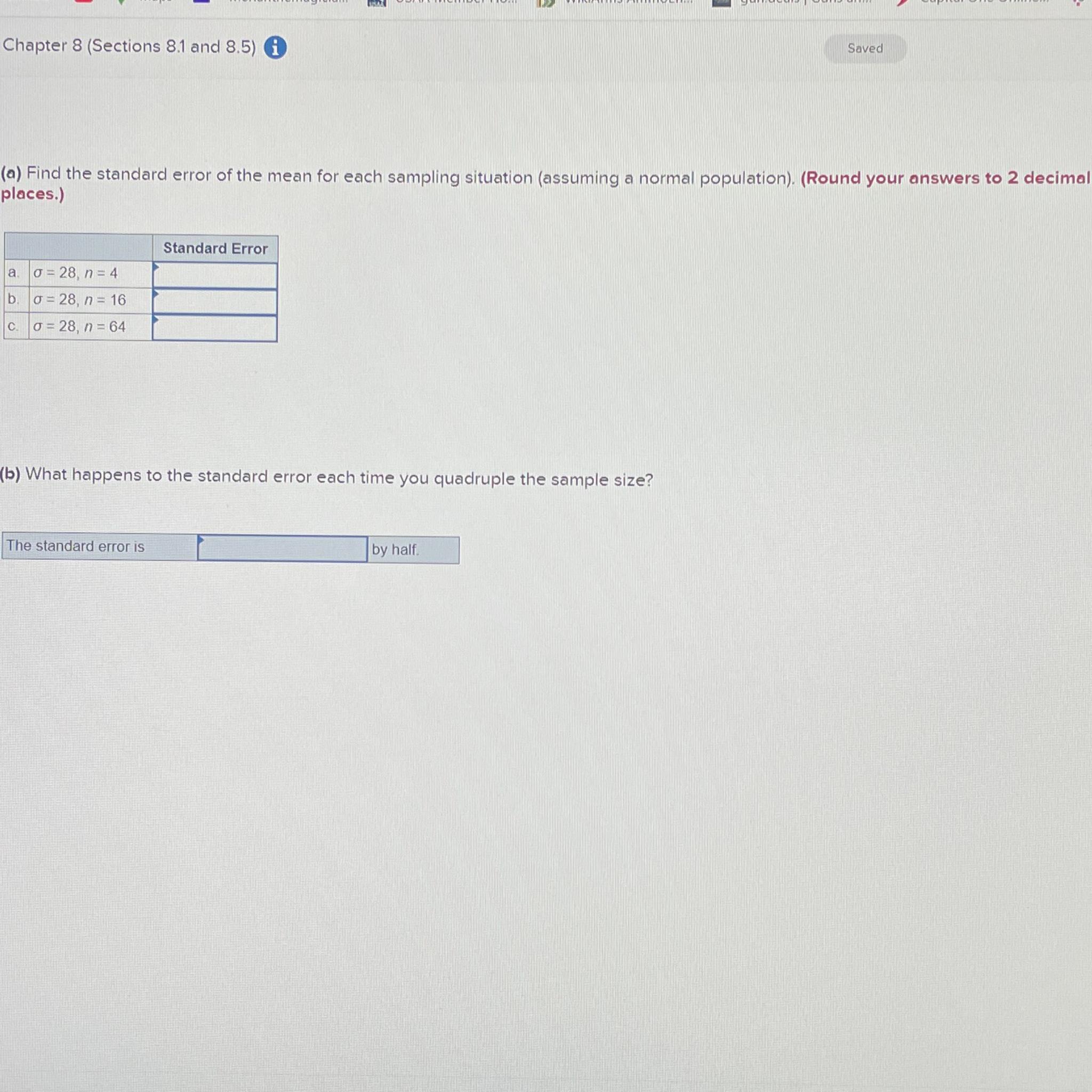 Solved Chapter 8 Sections 8 1 ﻿and 8 5 I A ﻿find The