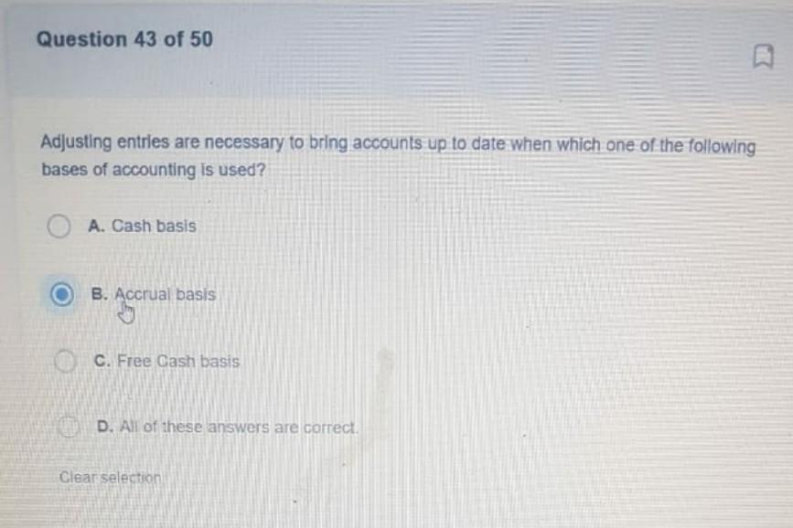 Solved Question 44 of 50 We can tag the same data in QBO in | Chegg.com