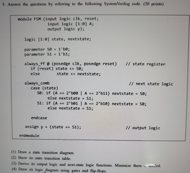 Solved Answer the questions by referring to the following | Chegg.com