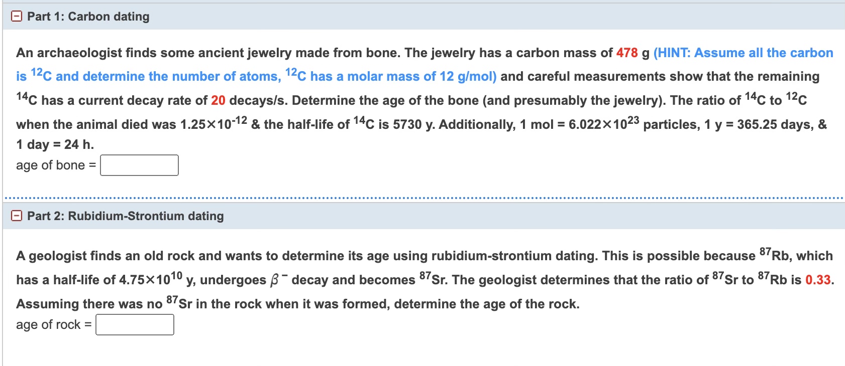 Solved PLEASE HELP ASAP! Will vote if it is correct! Part 1: | Chegg.com