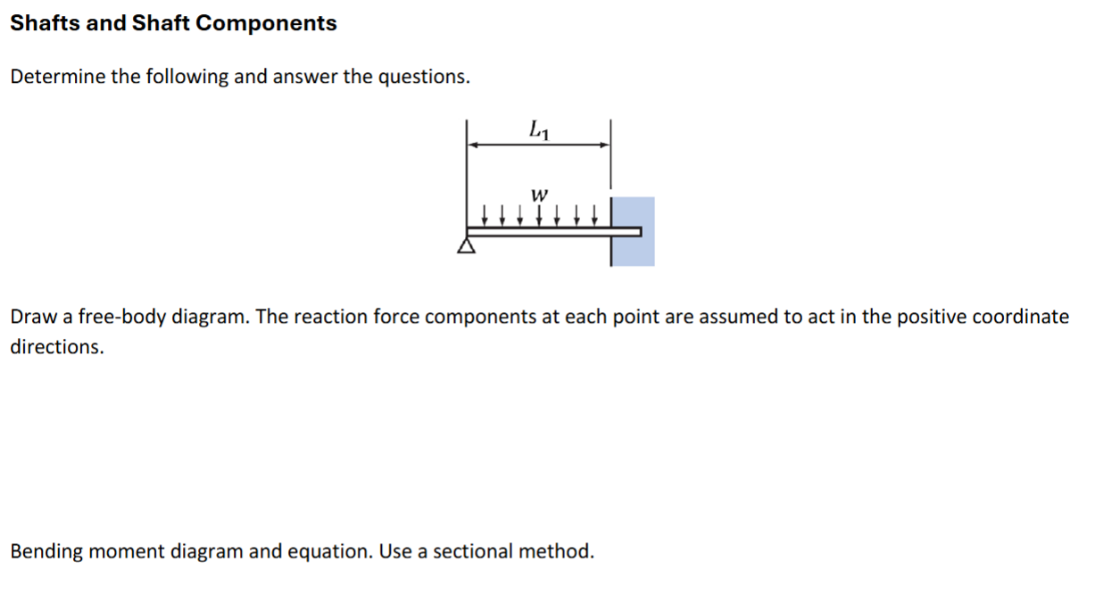 Solved Shafts and Shaft Components:Determine the following | Chegg.com