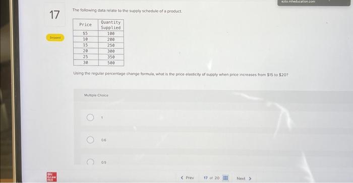 Solved Using the regular percentage change formula, what is | Chegg.com