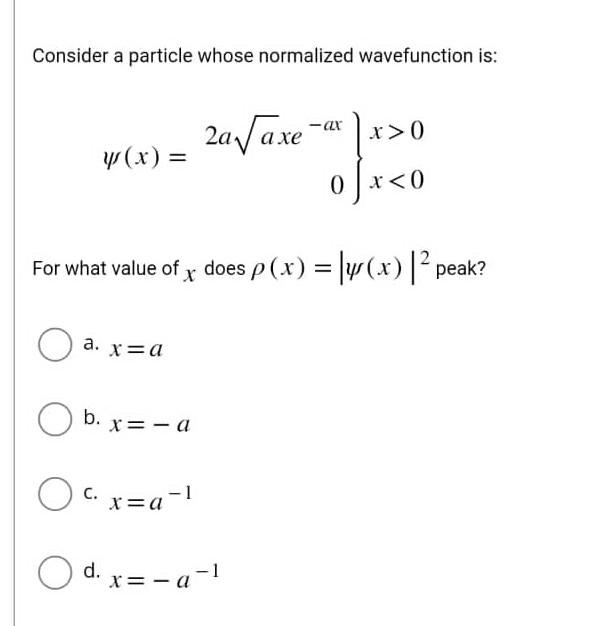 Solved The normalized square wave packet is defined by | Chegg.com