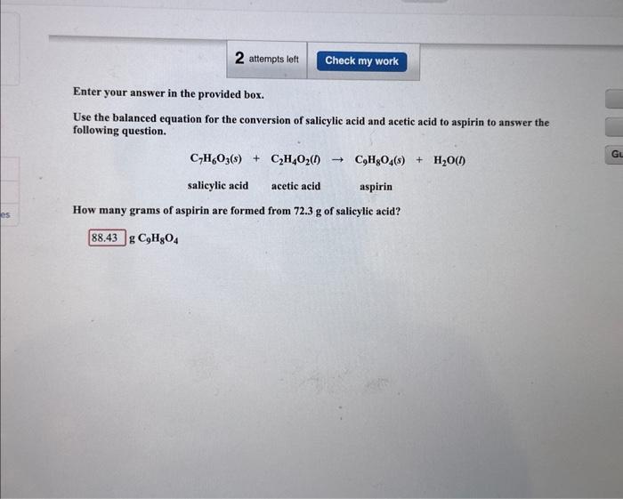 Solved Be Sure To Answer All Parts Using The Following