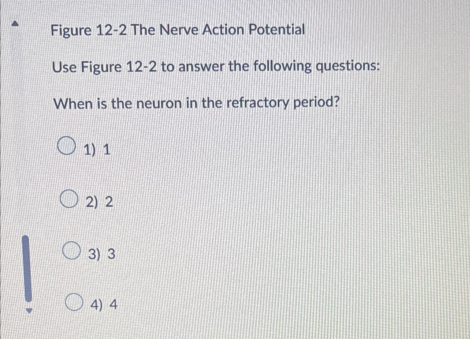 Solved Figure 12-2 ﻿The Nerve Action PotentialUse Figure | Chegg.com
