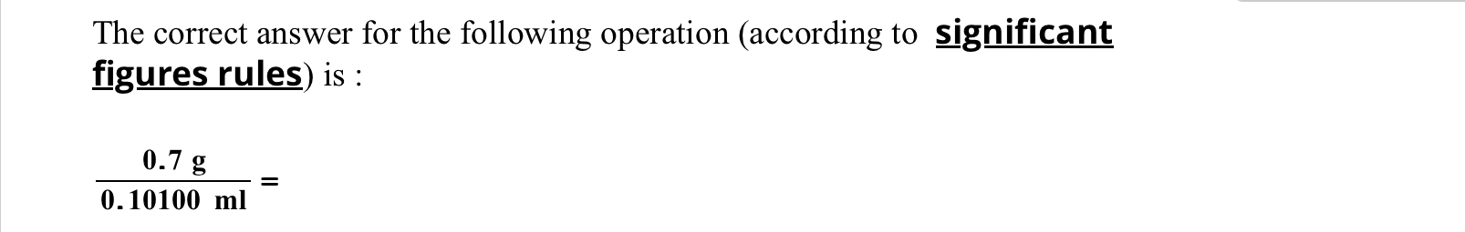 Solved by an EXPERT The correct answer for the following operation | Chegg.com