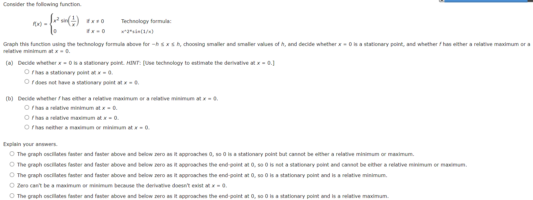 Solved Consider the following | Chegg.com