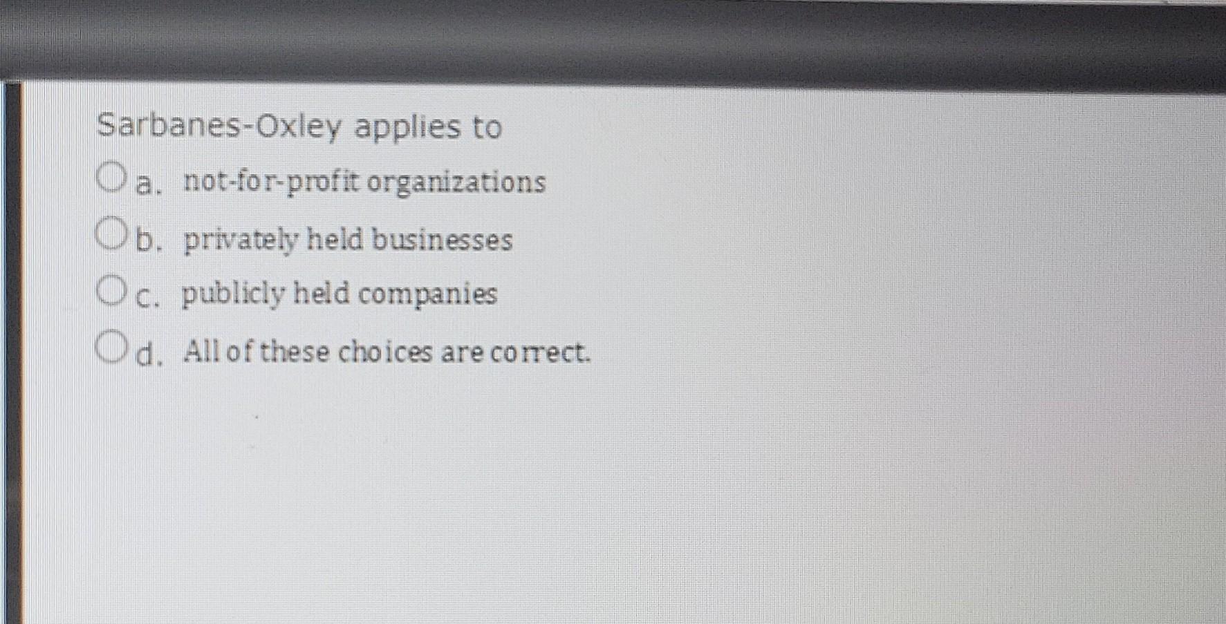 Solved Which of the following would not be included with the | Chegg.com