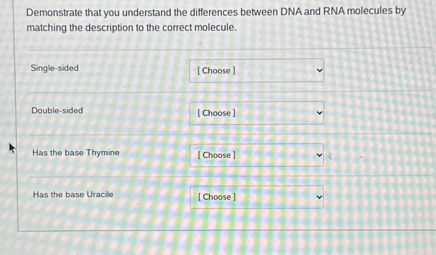 Solved Demonstrate that you understand the differences | Chegg.com