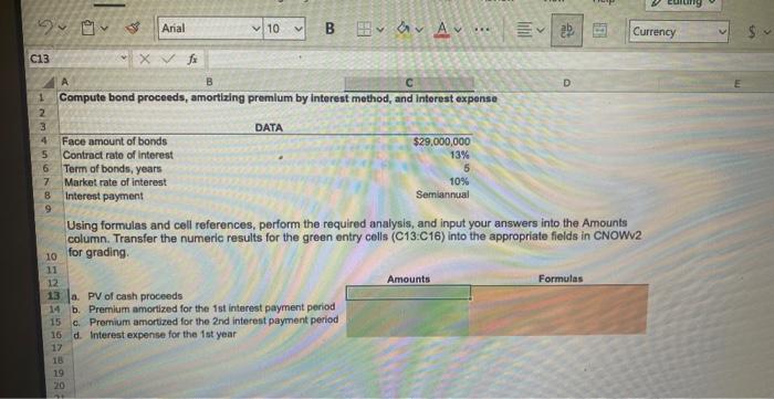 Solved Compute bond proceeds, amortizing premium by interest | Chegg.com