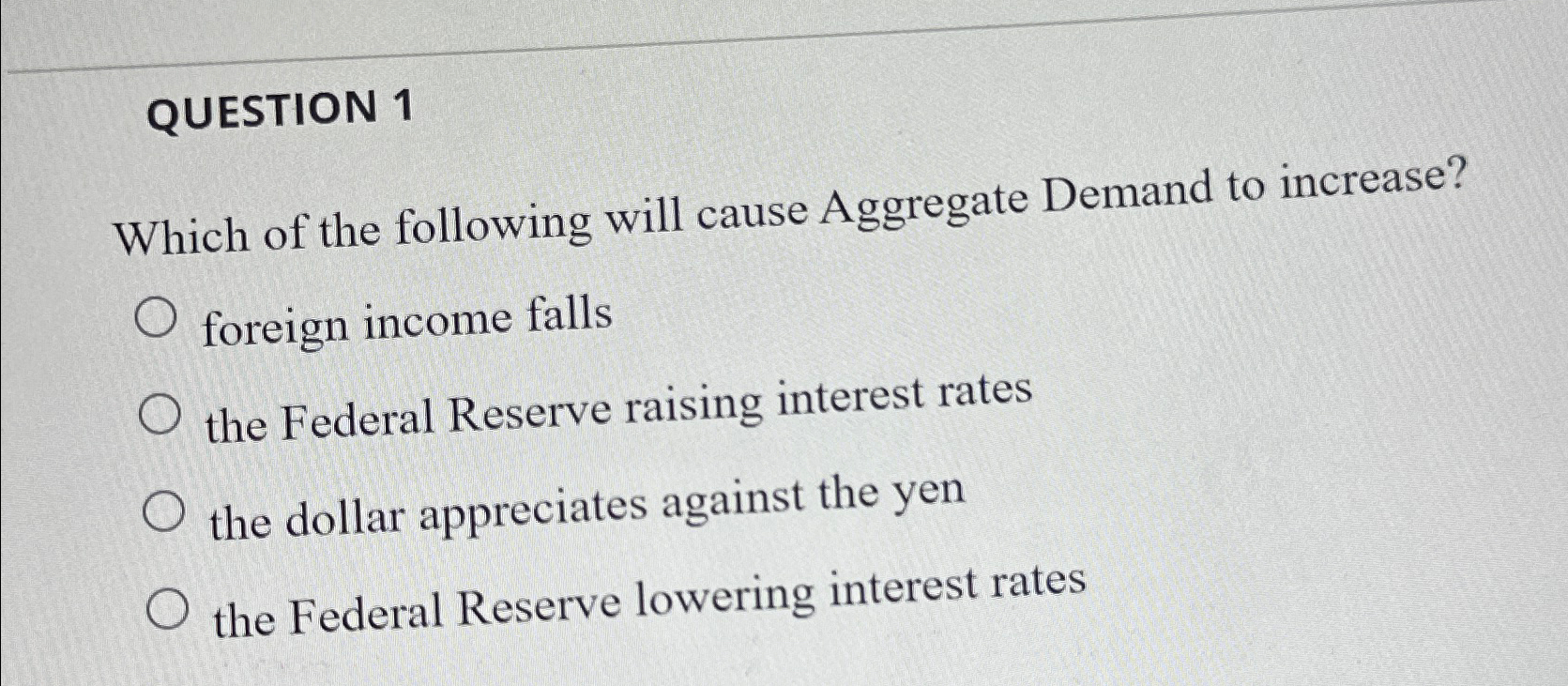 Solved QUESTION 1Which of the following will cause Aggregate | Chegg.com