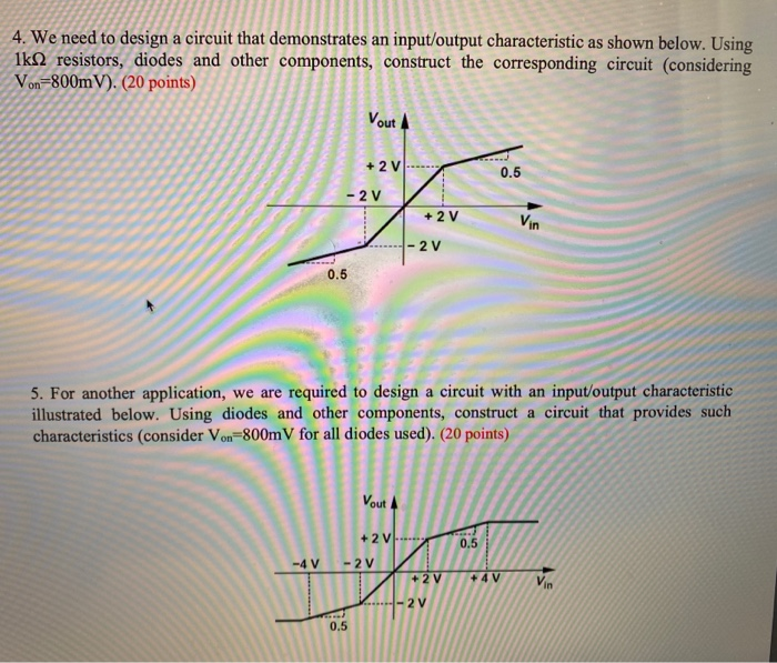 Solved 1 For The Circuits Illustrated Below 20 Points