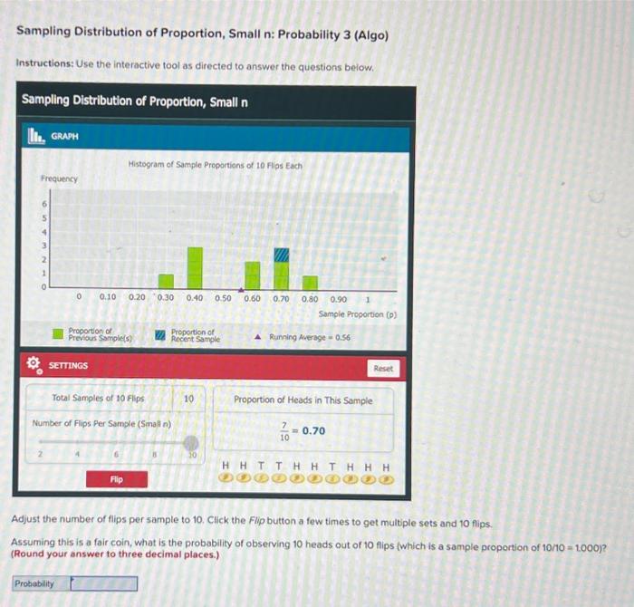 Solved Sampling Distribution of Proportion, Small n: | Chegg.com
