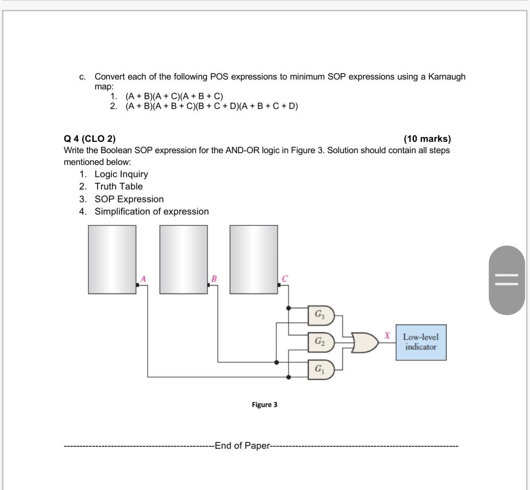 Solved C. Convert each of the following POS expressions to | Chegg.com