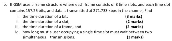 Solved a. An Advanced Mobile Phone Service (AMPS) uplink | Chegg.com