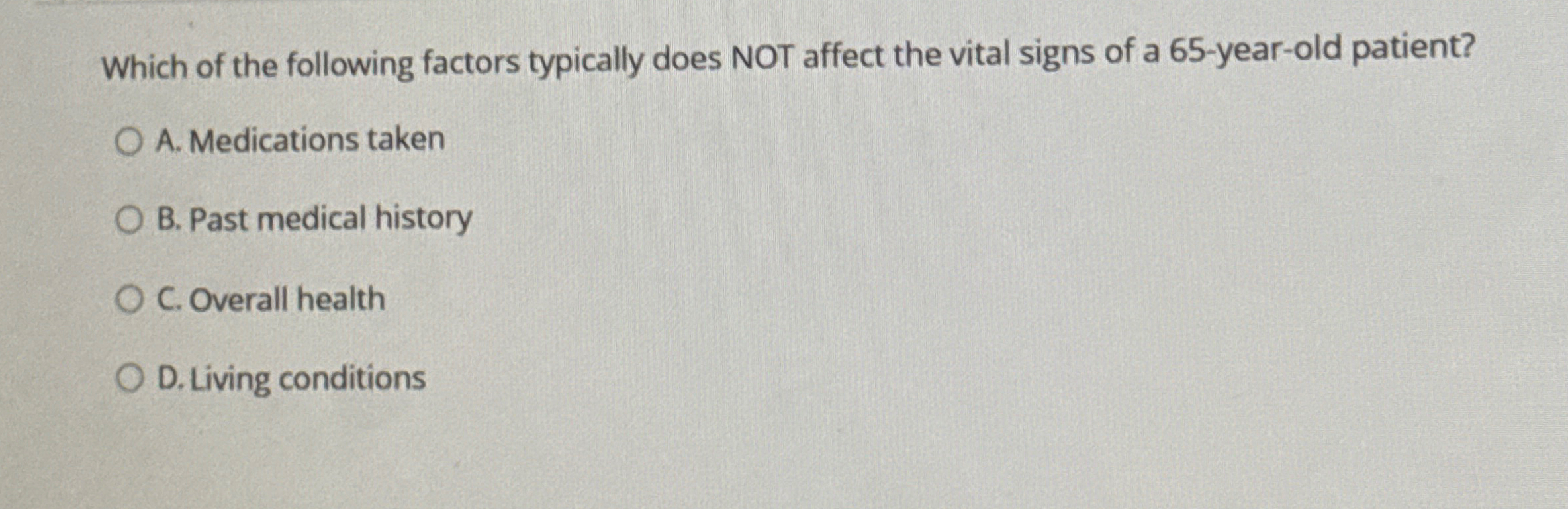 Solved Which of the following factors typically does NOT | Chegg.com