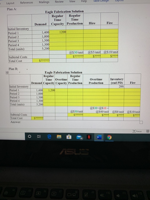 Solved sign Layout References Mailings Review View Help | Chegg.com