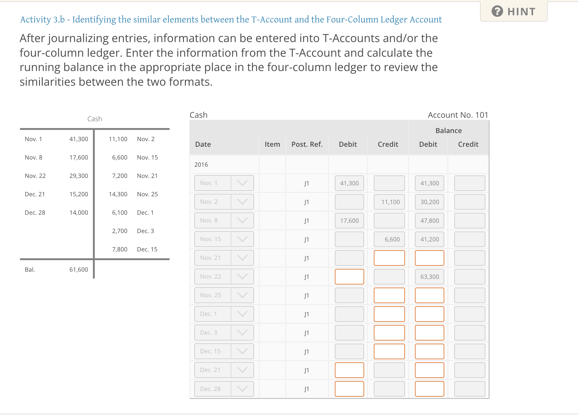 Solved Activity 3.b - ﻿Identifying the similar elements | Chegg.com
