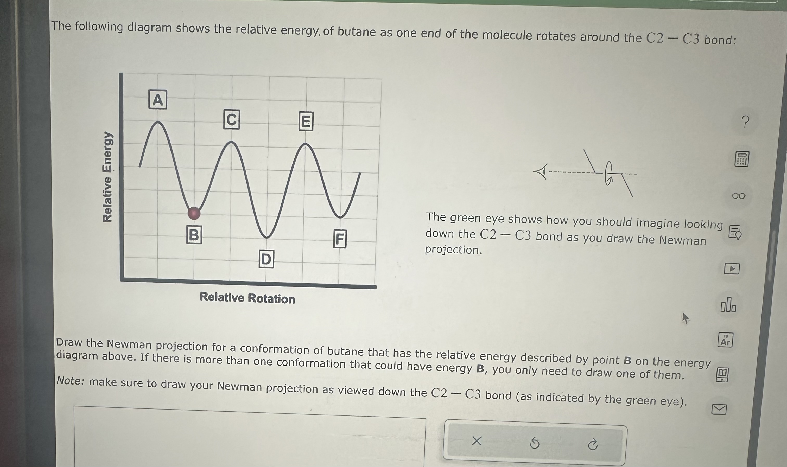 Solved The following diagram shows the relative energy. of | Chegg.com