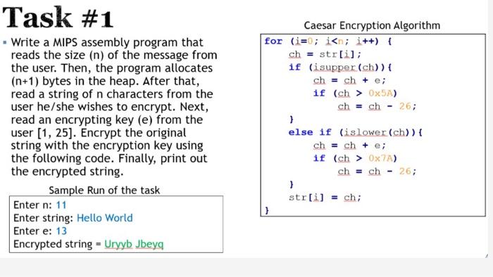 Solved Task 1 Write A Mips Assembly Program That Reads
